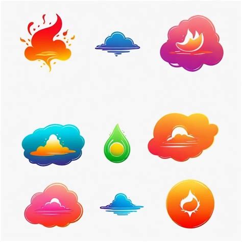 Premium Vector A Colorful Cloud With Different Colors And The Word Cloud