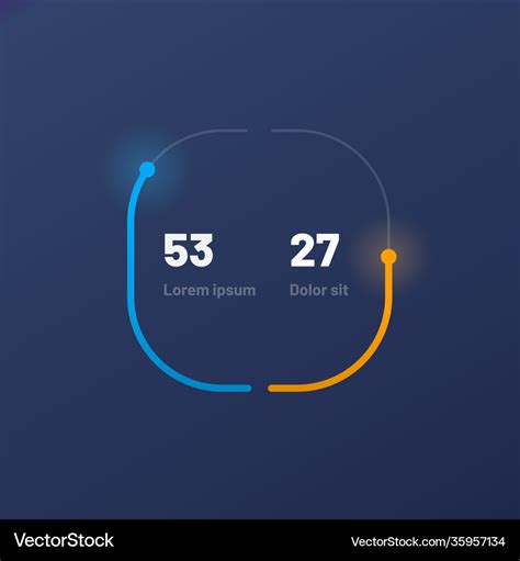 Control Knob Used For Regulating Ui And Ux Kit Vector Image