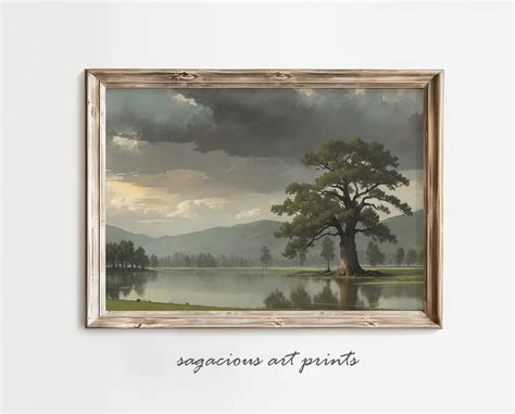 Rustic Printable Moody Bald Cypress Wall Art Earthy Natural Tones