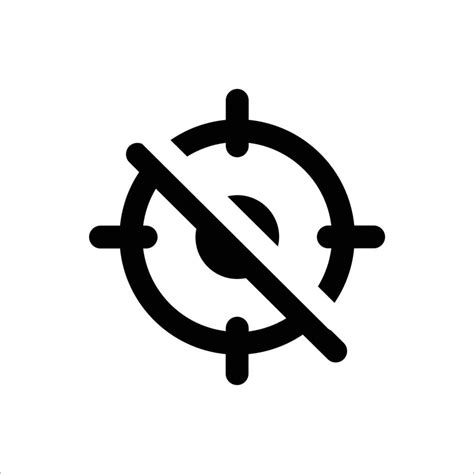 Target Not Allowed Icon 59064256 Vector Art At Vecteezy