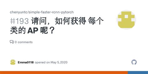 Ap Issue Chenyuntc Simple Faster Rcnn Pytorch Github