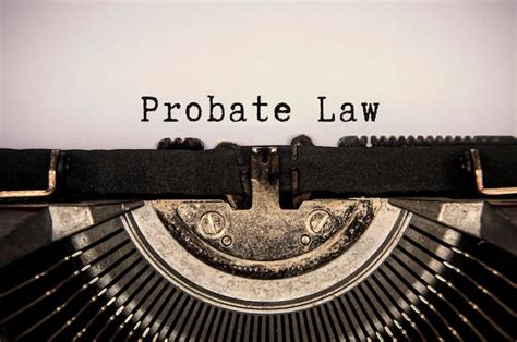 Premium Photo Probate Text Typed On An Old Vintage Typewriter Law Concept