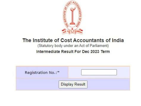 Icmai Result Dec 2023 Cma Inter And Final Result Declared On