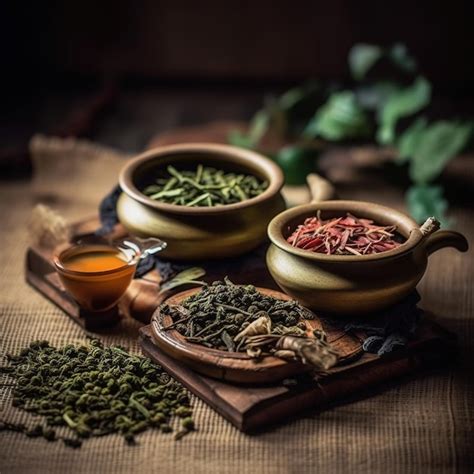 Premium Ai Image Chinese Green Tea