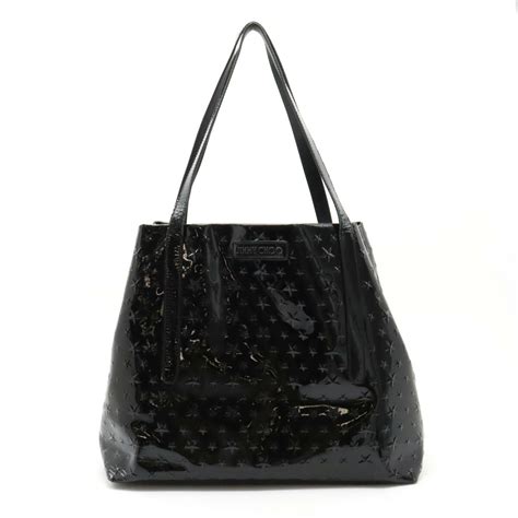 楽天市場バッグJIMMY CHOO ジミー チュウ ジミーチュウ サラ M トート トートバッグ ショルダーバッグ エンボス スター