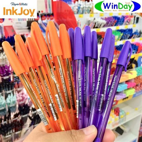 ปากกา ปากกาลูกลื่น Paper Mate 0 5 Mm Ink Joy 100 ปากกาหมึกสีน้ำเงิน