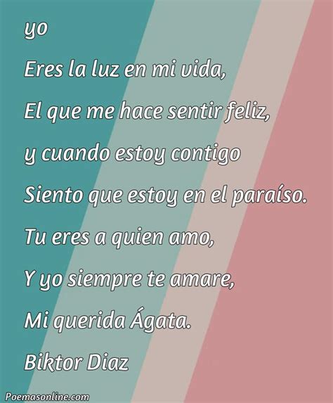 5 Poemas Para Agata Poemas Online