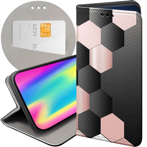 ETUI Z KLAPKĄ DO MOTOROLA MOTO E POWER WZORY GEOMETRYCZNE SYMETRIA FUTERAŁ Motorola Sklep
