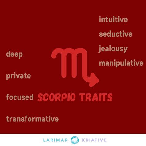 Scorpio Rising Sign — Larimar Kriative