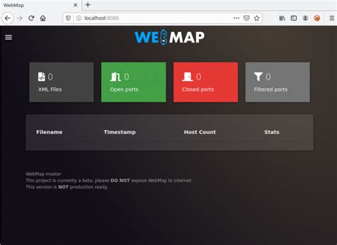 Webmap Dashboard For Nmap Xml Scan Results Bug Hacking