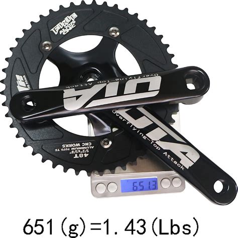 GANOPPER T Single Speed Road Bike Track Fixie Crankset Mm BCD Black Buy Now With