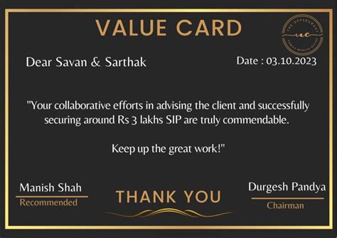 Sarthak Patel On Linkedin Financialsuccess Sip Clientappreciation Teamwork