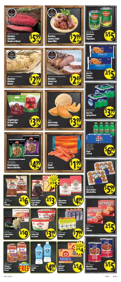 Print Weekly Specials Big M Supermarkets Seneca Knolls Big M