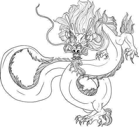 Wonderful Chinese Dragon Coloring Page Download Print Or Color