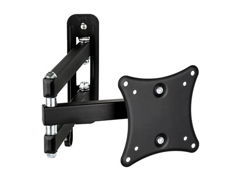 Support mural TV 10 24 orientable téléscopique