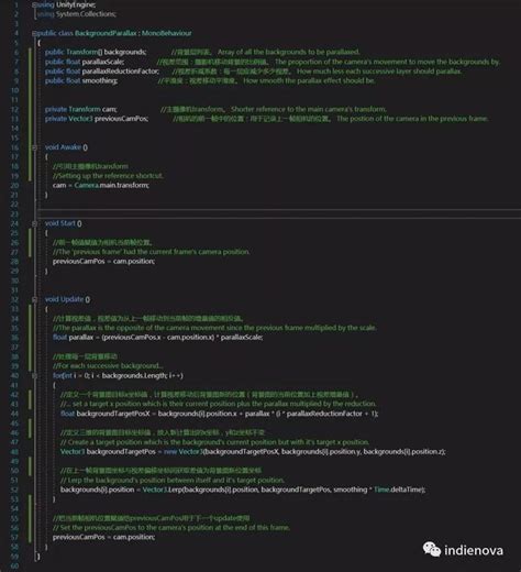游戏开发2D游戏背景视差滚动效果原理与在Unity中的实现思路 游戏开发2D游戏背景视差滚动效果原理与在Unity中的实现思路