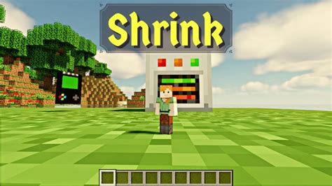 Shrink Mod 1164 Tiny Size Player In Minecraft Minecraft Shrink