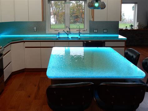 Glass Kitchen Island Glass Design Cbd Glass