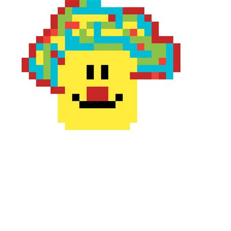 Editing Roblox Clown Free Online Pixel Art Drawing Tool Pixilart
