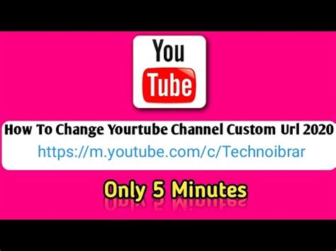 How To Change Youtube Channel Custom Url | Youtube Channel Custom Url Kaise Change Kare ...