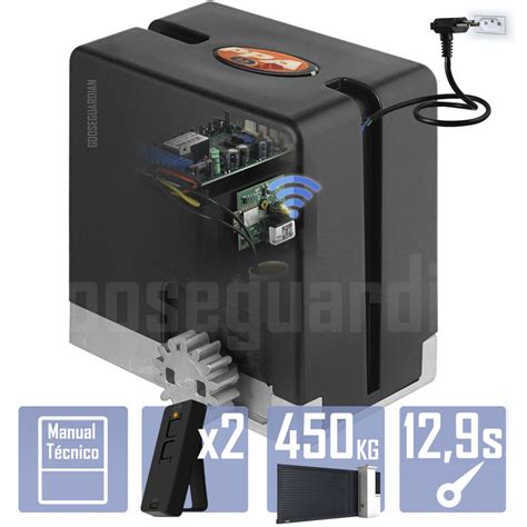 Kit Motor Ppa Dz Hub Wifi 2 Control Portão Eletrônico 450kg no Shoptime