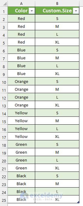 How To Create Cross Join In Excel 3 Simple Ways ExcelDemy
