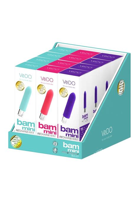 Vedo Bam Mini Rechargeable Silicone Bullet Vibrator Assorted Always