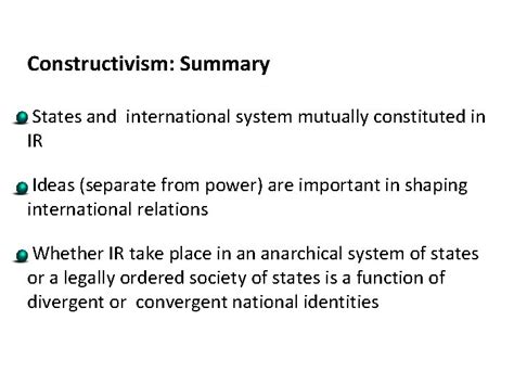 Constructivism Social Constructivism Newest Theory Of Ir Draws