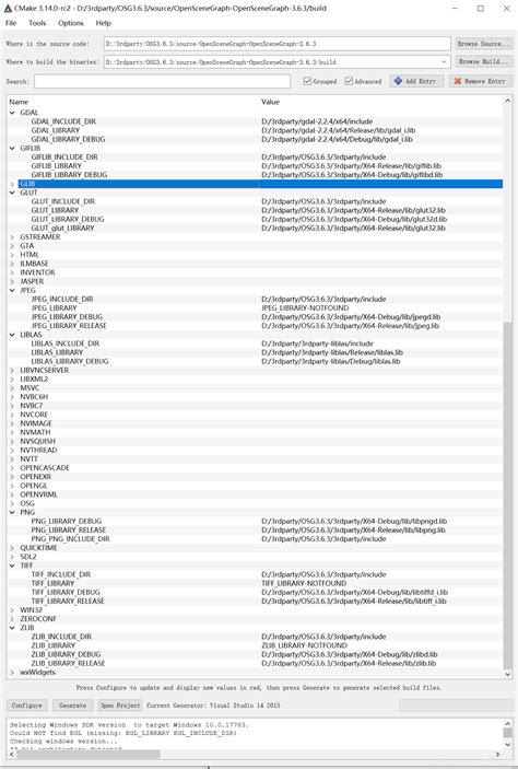 osg3 6 3 vs2015编译配置 osg编译好的vs2015版本 csdn博客