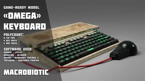 Omega Keyboard R 3dmodeling