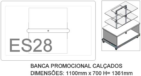 1100x700 Mm Footwear Stand 3d Design Dwg Autocad Drawing Cadbull