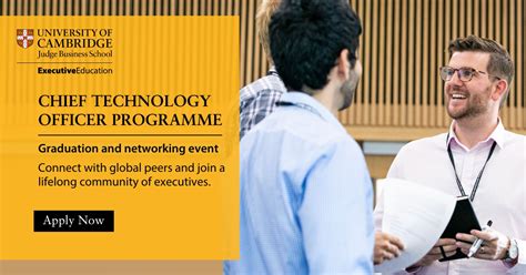 Chief Technology Officer Cto Programme Cambridge Judge Business