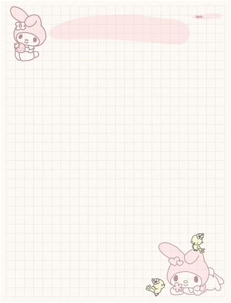 My Melody Note Taking Paper Notability Gallery In 2024 Note Writing