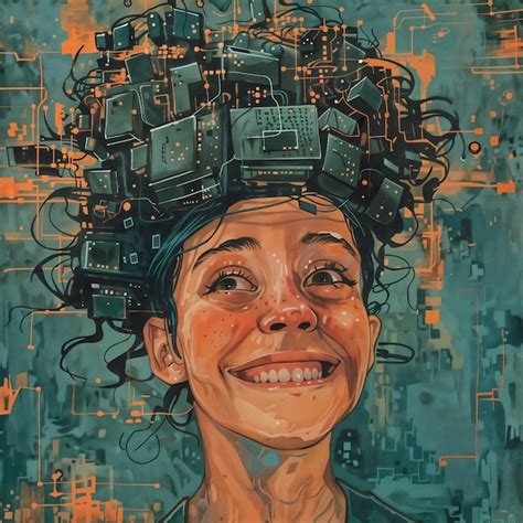 Free Photo Digital Art Of Ai Technology Background