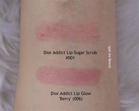 Dior Addict Lip Sugar Scrub #001 and Lip Glow #006 'Berry' - Review ...