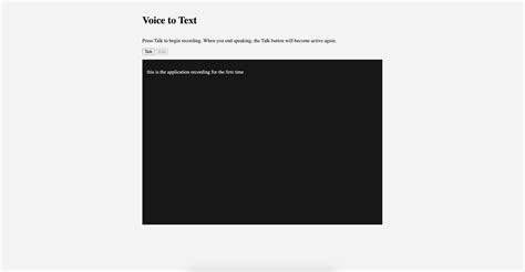 GitHub Gseals Speech Recognition This Application Utilizes A User S Microphone To Listen To