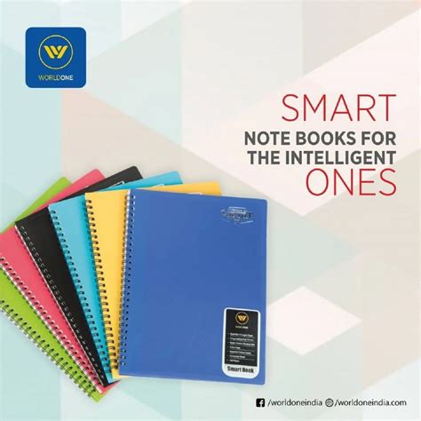 Worldone Assorted Smart Spiral Notebook For Office B5 At ₹ 70piece