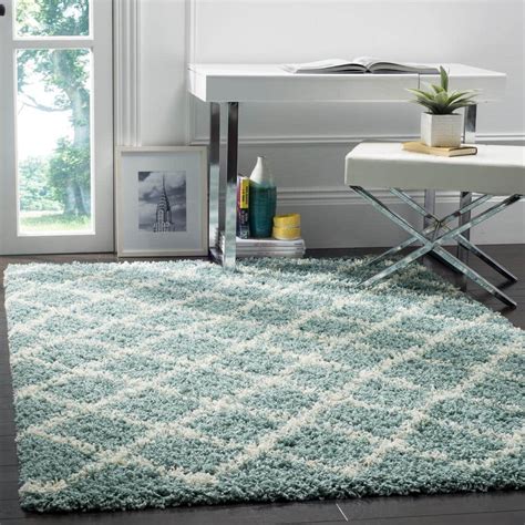 Safavieh Beverley Seafoamivory 5 Ft 1 In X 7 Ft 6 In Area Rug