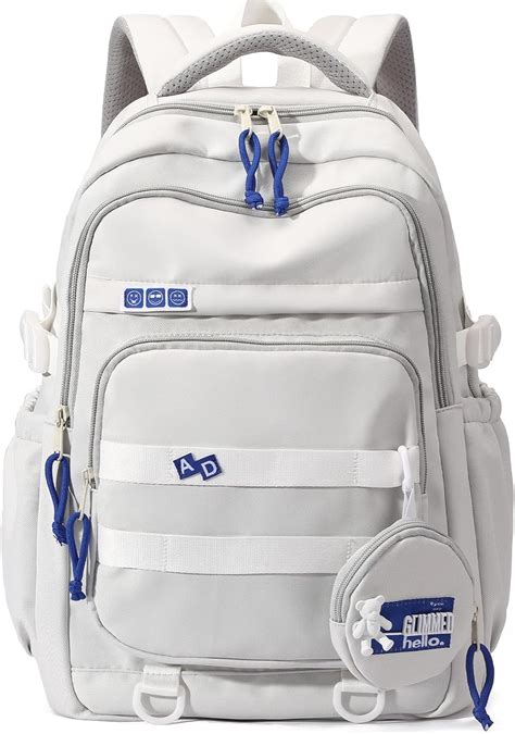 Dakimoe Large Capacity Backpack Aesthetic Student Schoolbag Middle