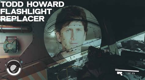 Todd Howard Flashlight Replacer Starfield Mod Download