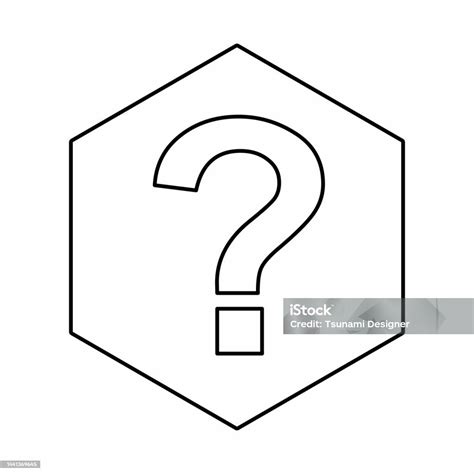 물음표 Faq 기호 도움말 기호 벡터 표시 기호 블랙 아웃라인 디자인 격리된 아이콘입니다 디자인에 대한 스톡 벡터 아트 및 기타