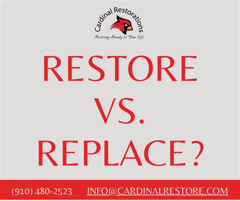 Restore Vs Replace