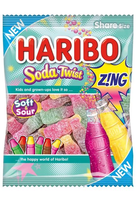 Köp Haribo Soda Twist Zing 160g Hos Coopers Candy