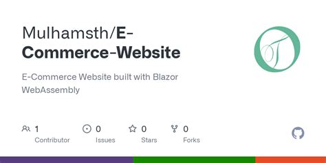 Github Mulhamsth E Commerce Website E Commerce Website Built With