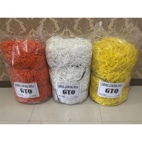Jual Jaring Gawang Bola Lapangan Besar Gto 4mm 1set Shopee Indonesia