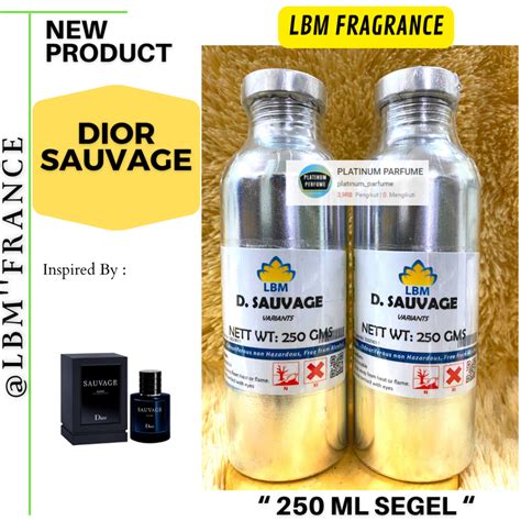 Jual Bibit Parfum Refil D SAUVAGE 250 ML SEGEL Alumunium LBM Fragrance PERFUME Murni
