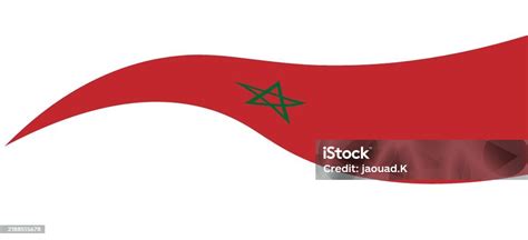 모로코 국기 물결 모양 추상 배경 모로코 국기 벡터 일러스트 레이 션의 왕국 0명에 대한 스톡 벡터 아트 및 기타 이미지 0명 개념 관광 Istock