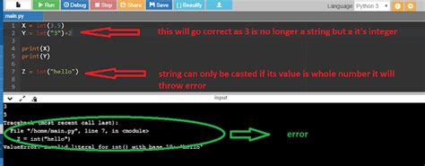 Casting In Python Conversion Of Datatypes