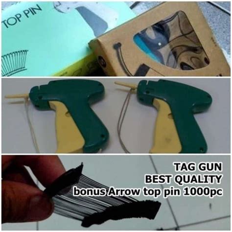 Jual Murah Bingits Tag Gun Label Isi Arrow Pin Alat Tembak Baju Di Seller Plus Fashion