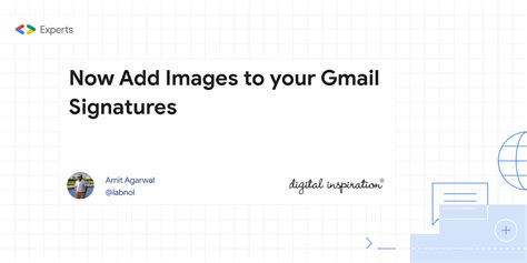 Now Add Images To Your Gmail Signatures